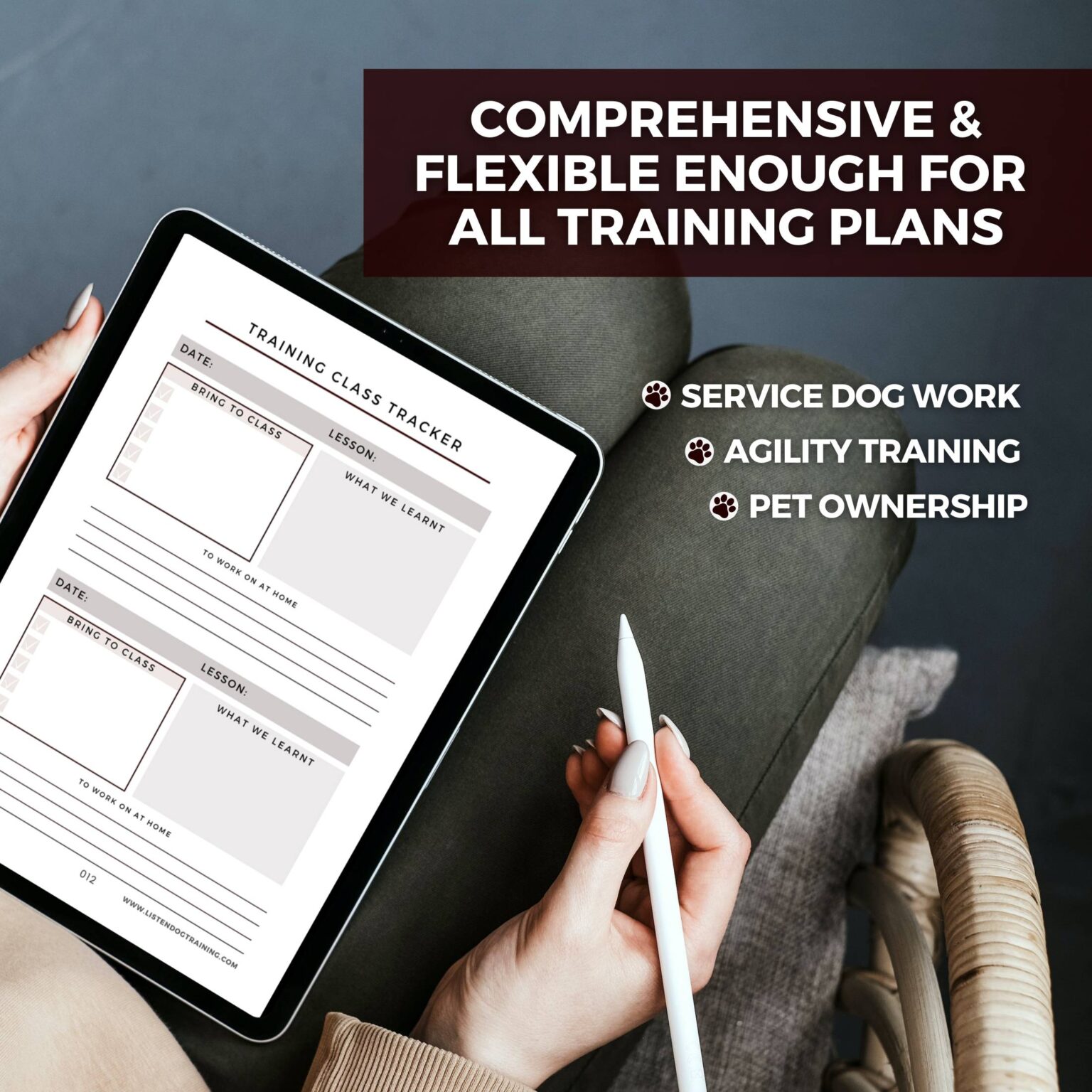 Digital Dog Training Planner | Full Year of Comprehensive Training ...